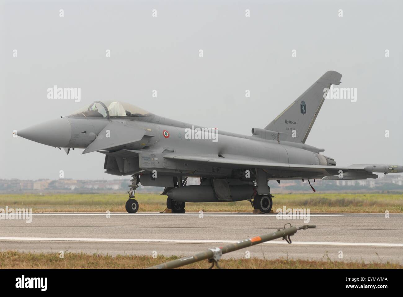 Italian Air Force Typhoon, fighter aircraft Stock Photo - Alamy