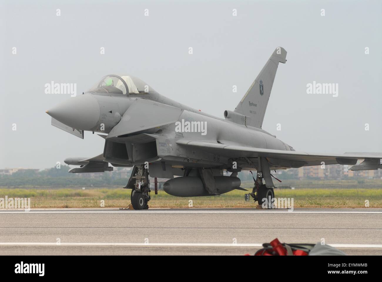Italian Air Force Typhoon, fighter aircraft Stock Photo - Alamy