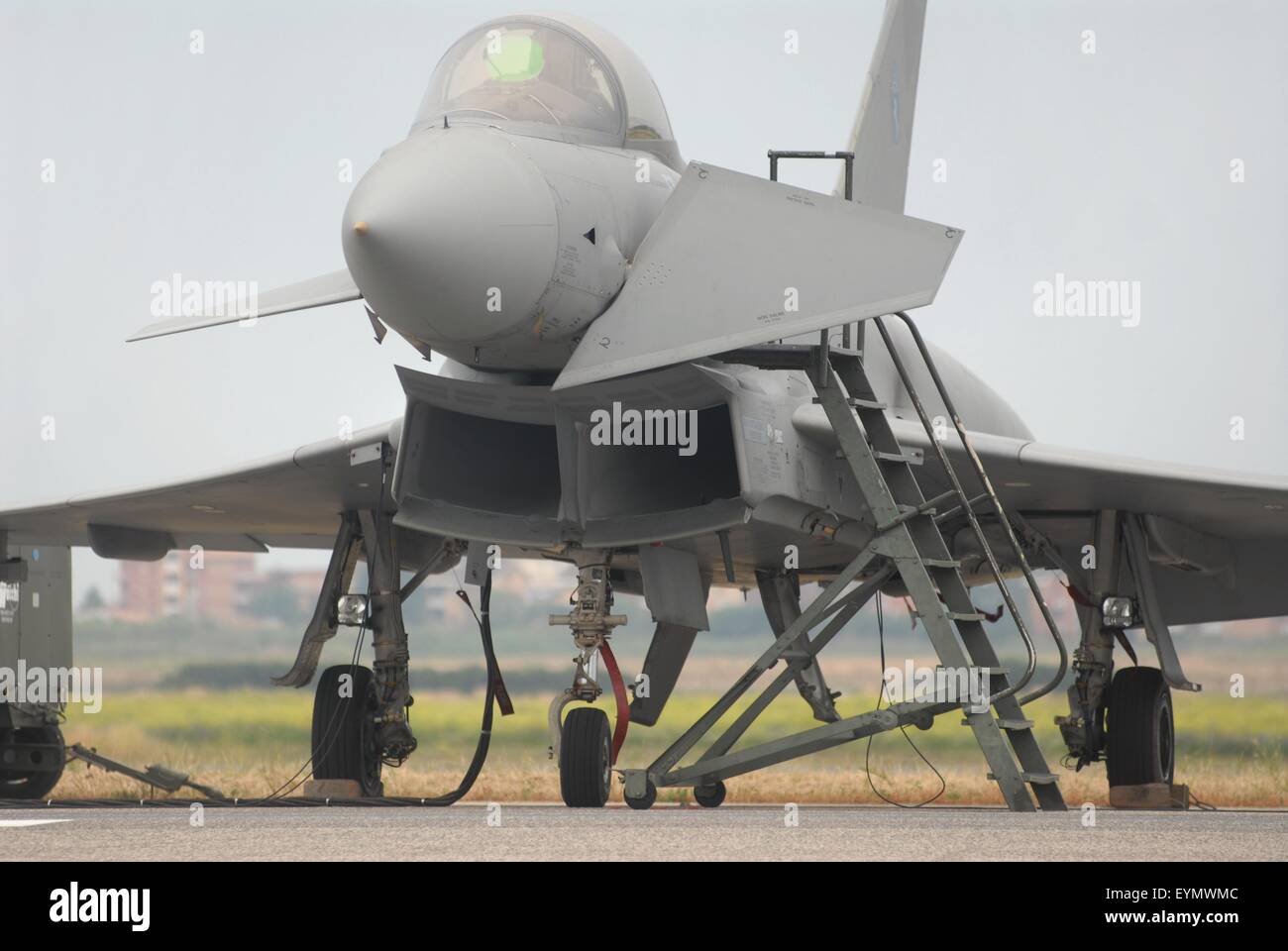 Italian Air Force Typhoon, fighter aircraft Stock Photo - Alamy