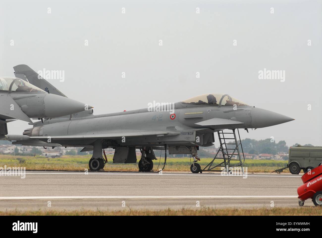 Italian Air Force Typhoon, fighter aircraft Stock Photo - Alamy