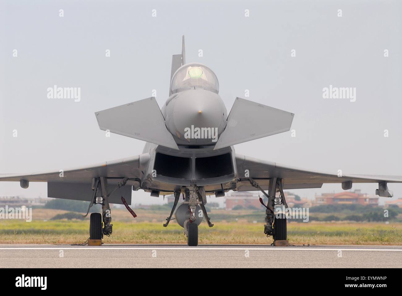 Italian Air Force Typhoon, fighter aircraft Stock Photo - Alamy