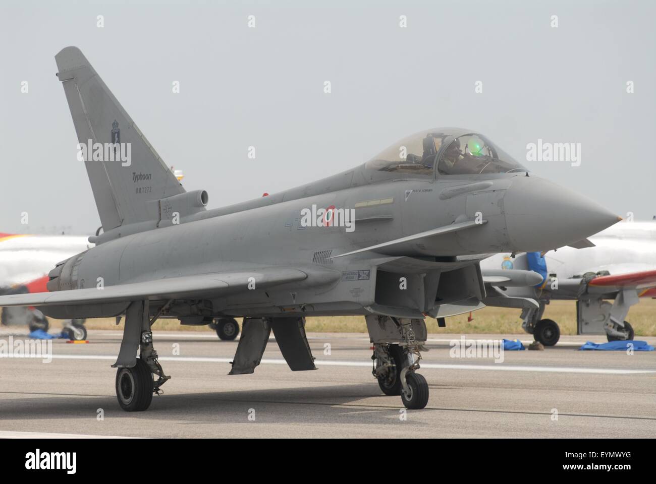 Italian Air Force Typhoon, fighter aircraft Stock Photo - Alamy