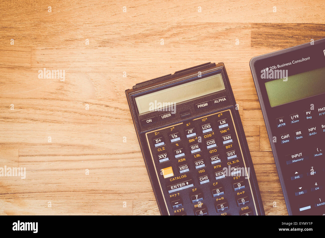 HP-41C and HP-20b series hand held programmable expandable calculator ...