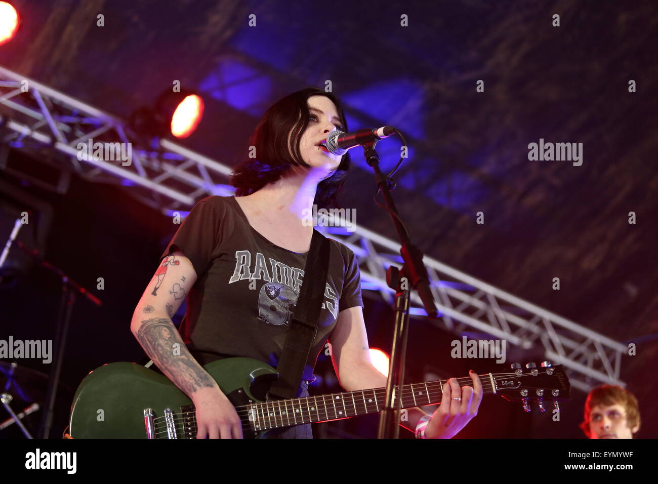 Penrith, Cumbria, UK. 1st August, 2015. Misty Miller performs live on ...