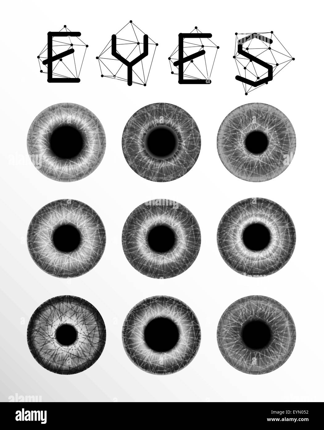 eyes collection, human pupil Stock Vector Image & Art - Alamy