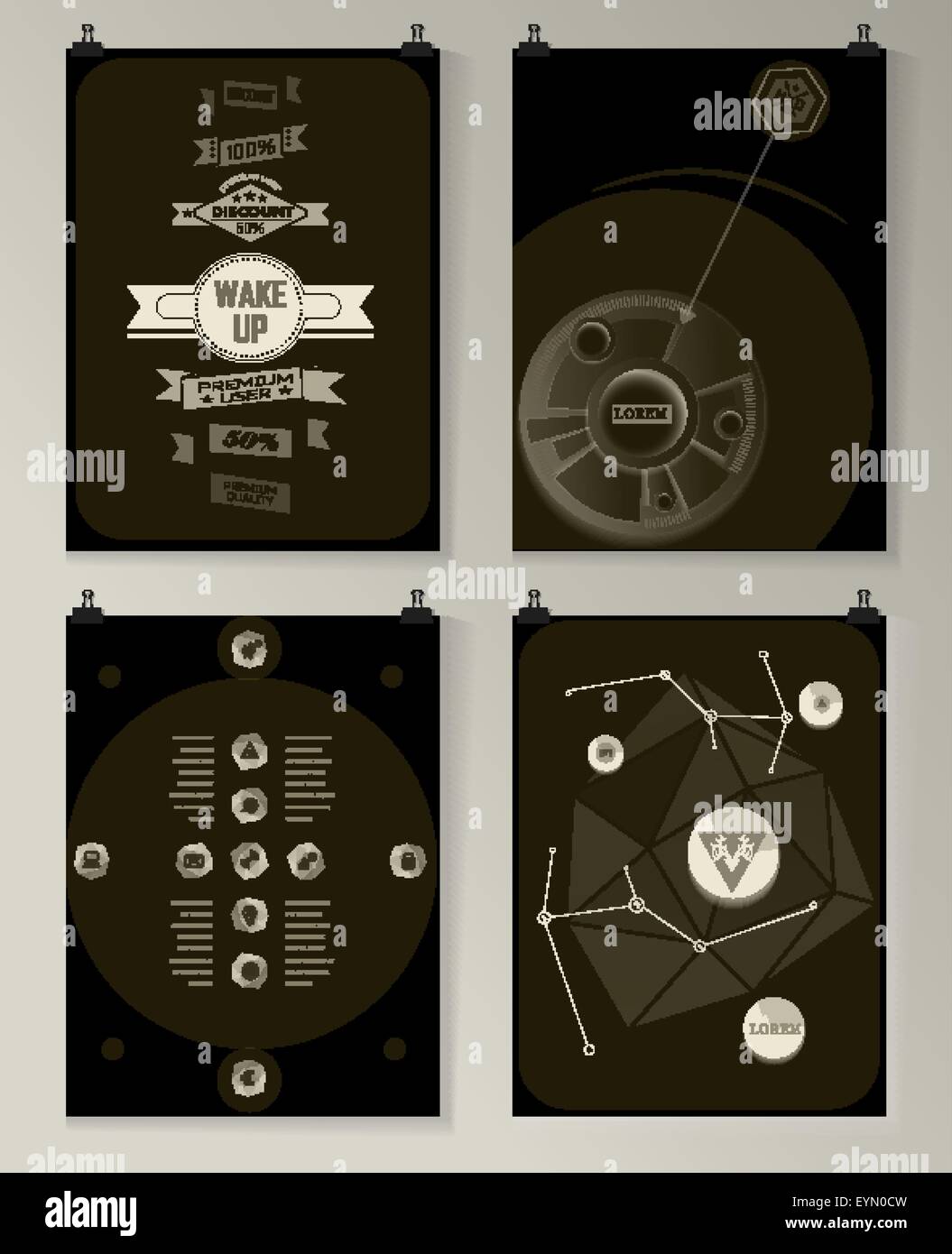 Modern infographic poster. Background Stock Vector Image & Art - Alamy