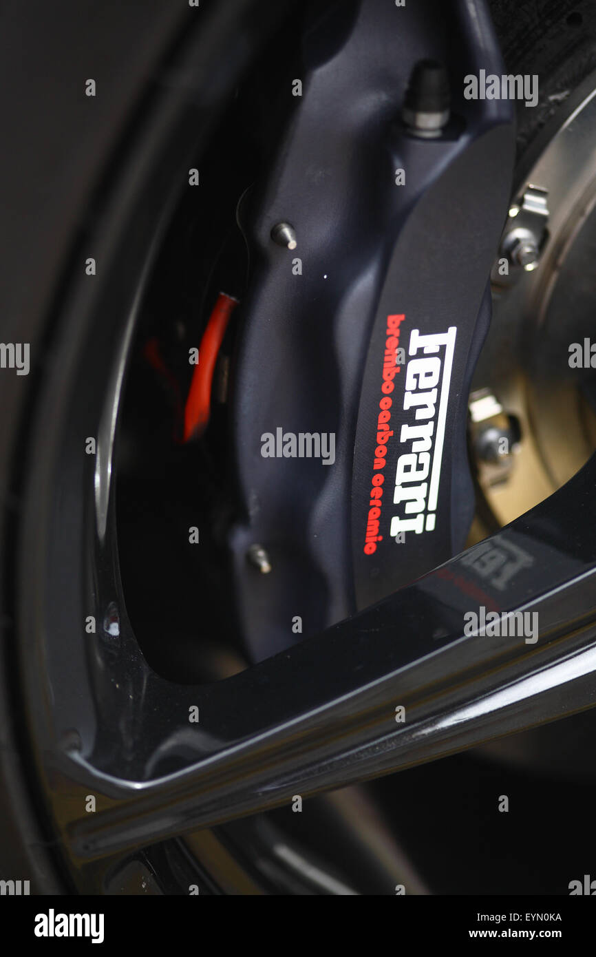 Ferrari brake caliper hi-res stock photography and images - Alamy