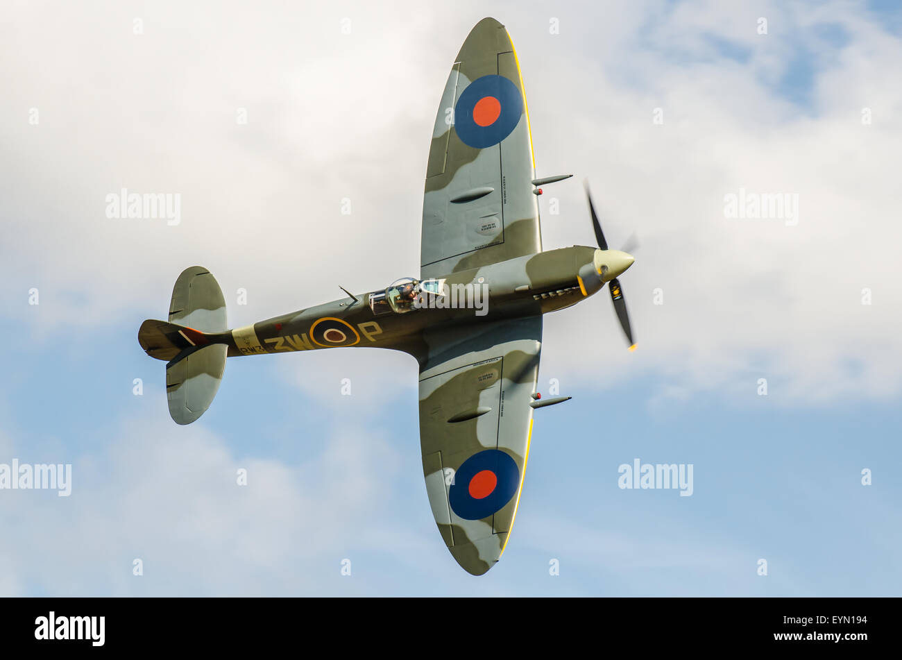 Spitfire. Supermarine Spitfire LFXVI at an air display. This one is ...