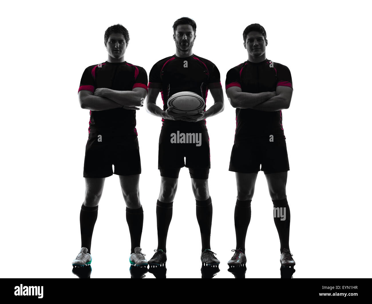 Men team silhouette hi-res stock photography and images - Alamy