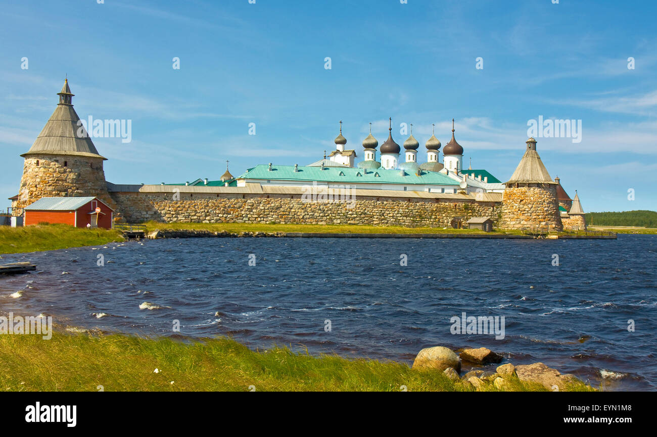 Transfiguration of Jesus Christ Savior Solovetskiy monastery on Solovki ...
