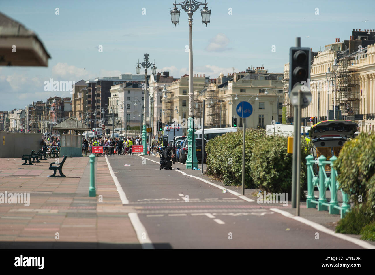 Brighton pride flags hi-res stock photography and images - Alamy