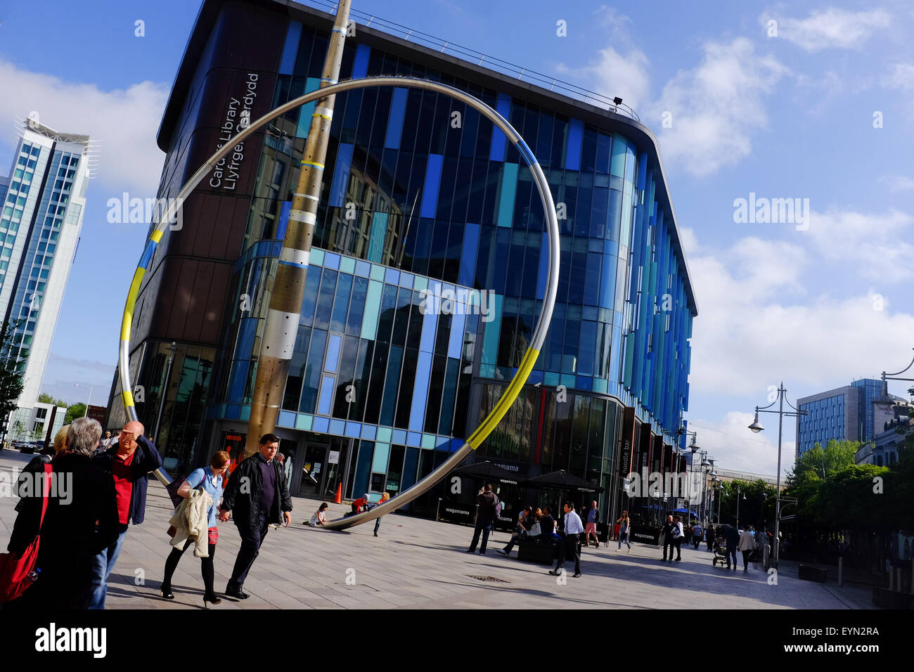 Cardiff Central Library Stock Photo - Alamy
