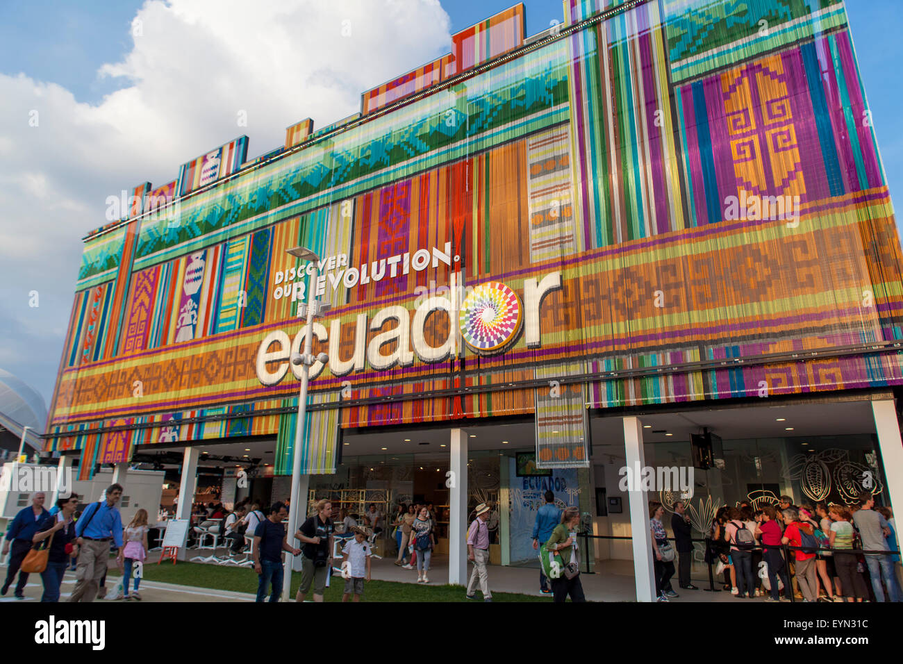 Ecuador Pavilion at EXPO 2015 in Milan, Italy Stock Photo - Alamy