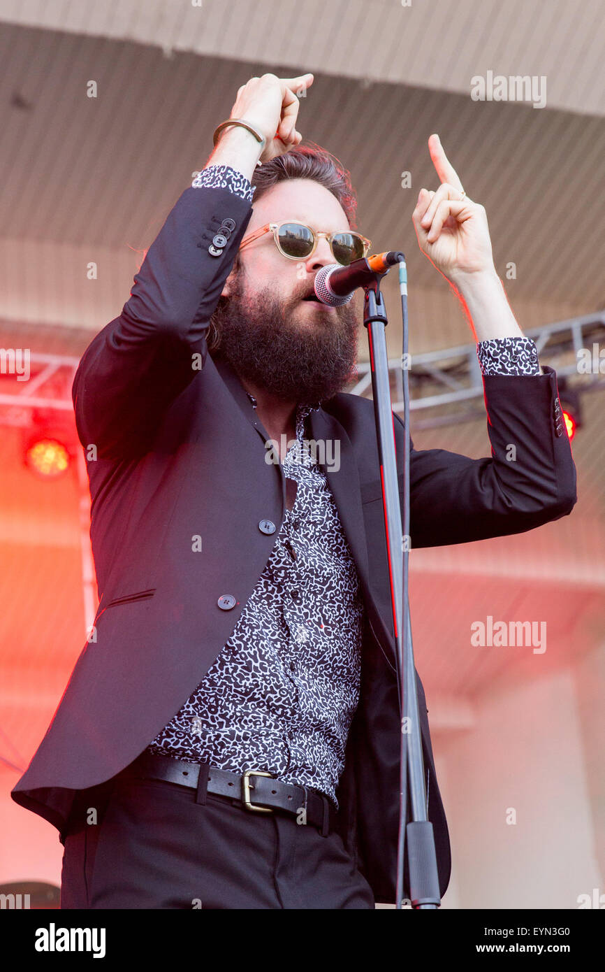Chicago, Illinois, USA. 31st July, 2015. Singer JOSHUA TILLMAN of ...