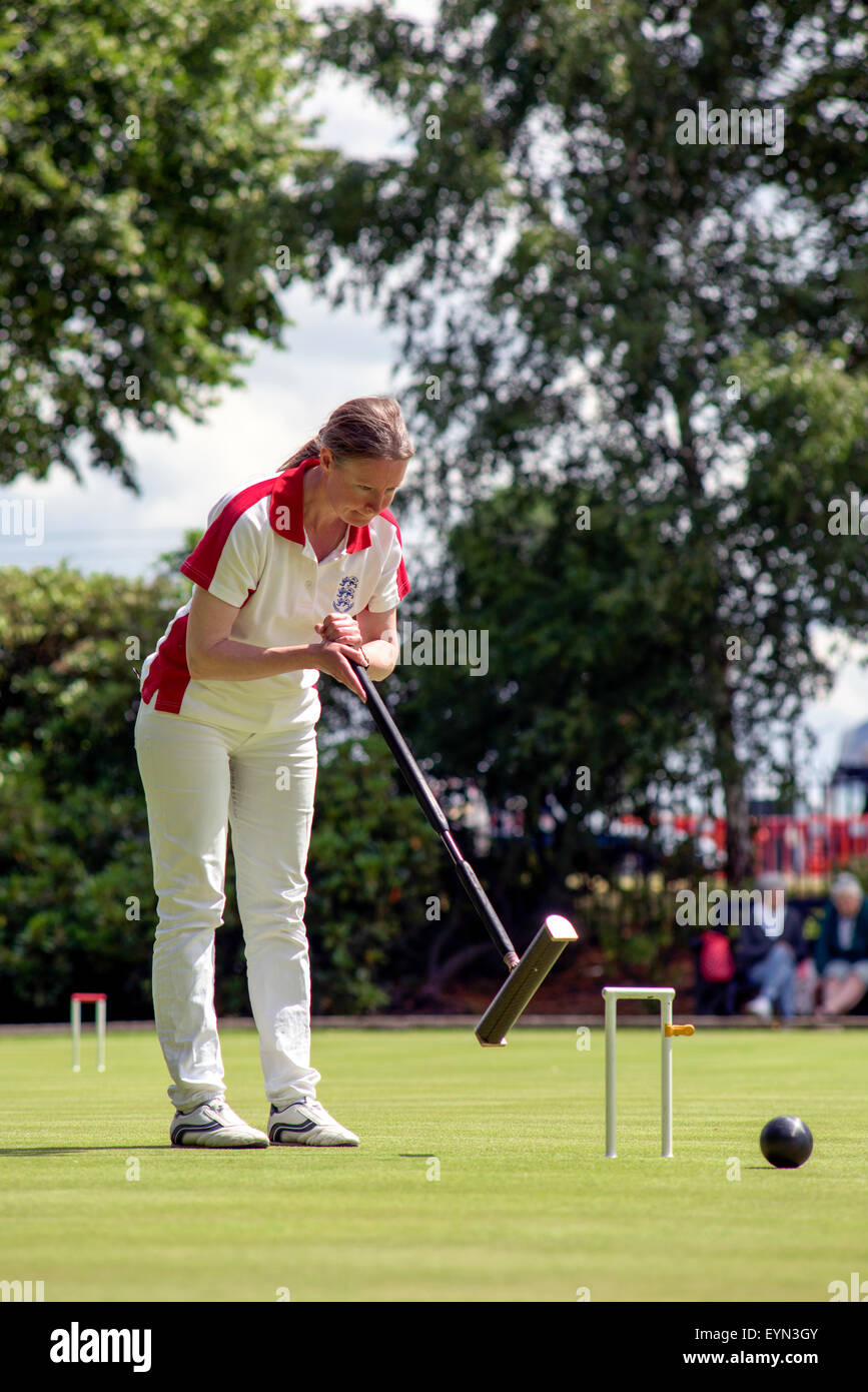 Nottingham, Highfields Park, UK. 1st August 2015.The Women's world ...