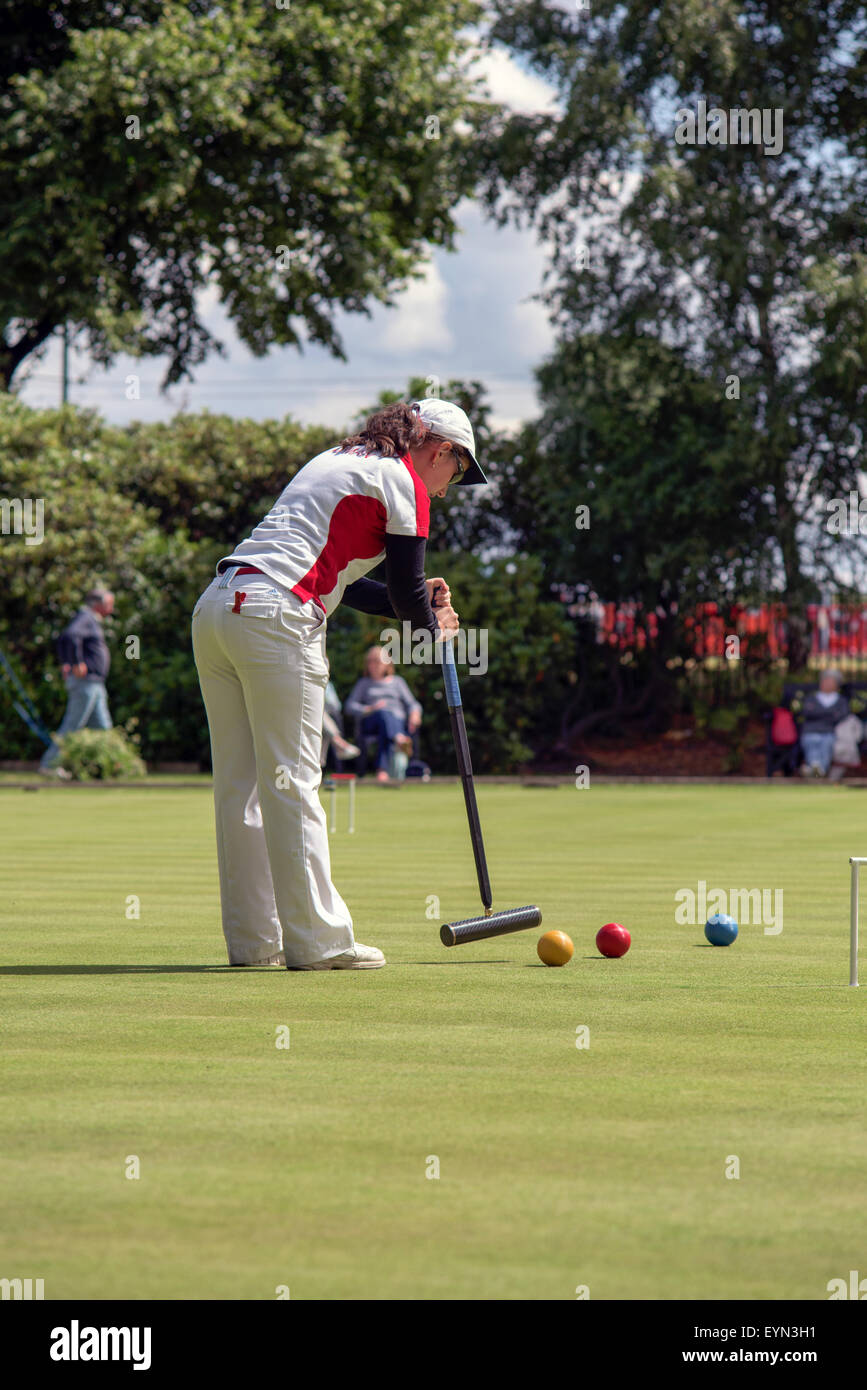 Nottingham, Highfields Park, UK.1st August 2015. The Women's world ...
