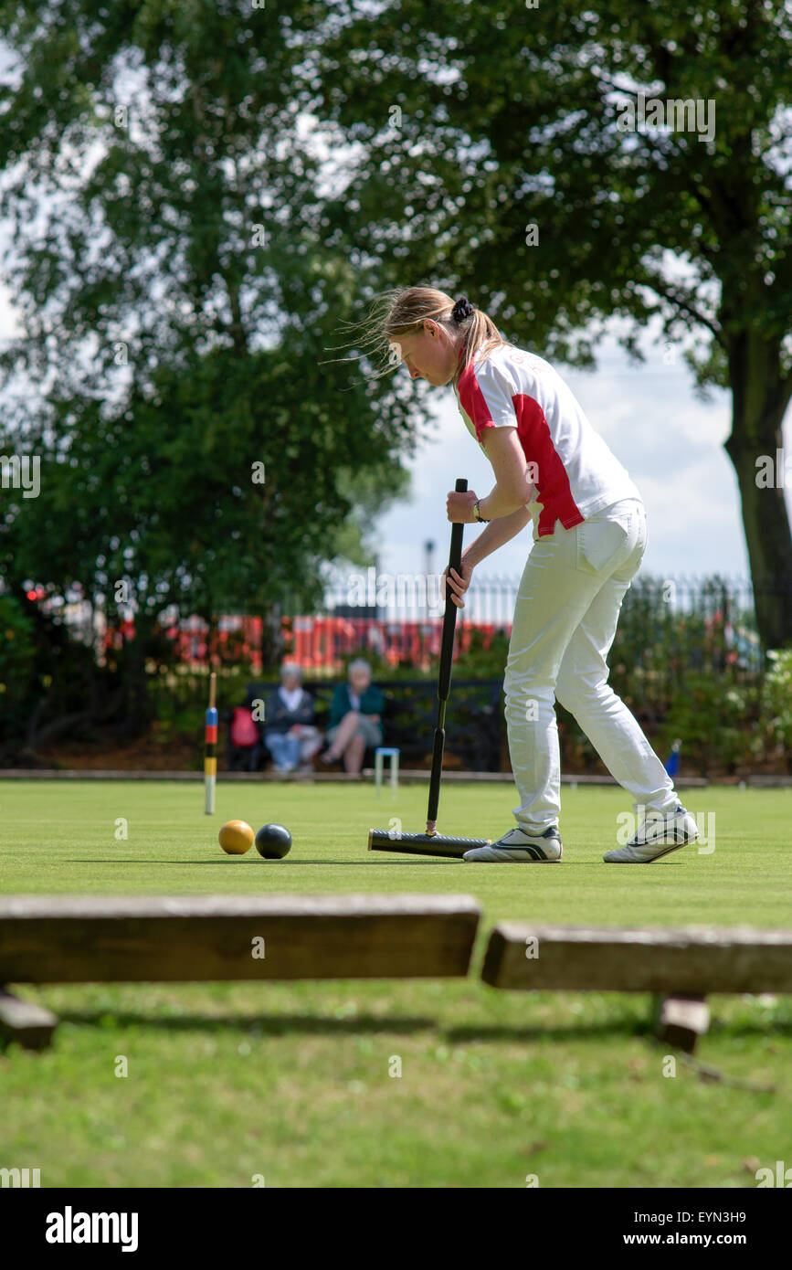 Nottingham, Highfields Park, UK.1st August 2015. The Women's world ...