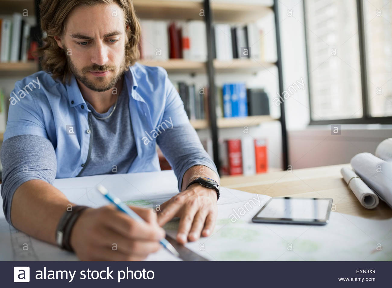 Drafting table front view hi-res stock photography and images - Alamy