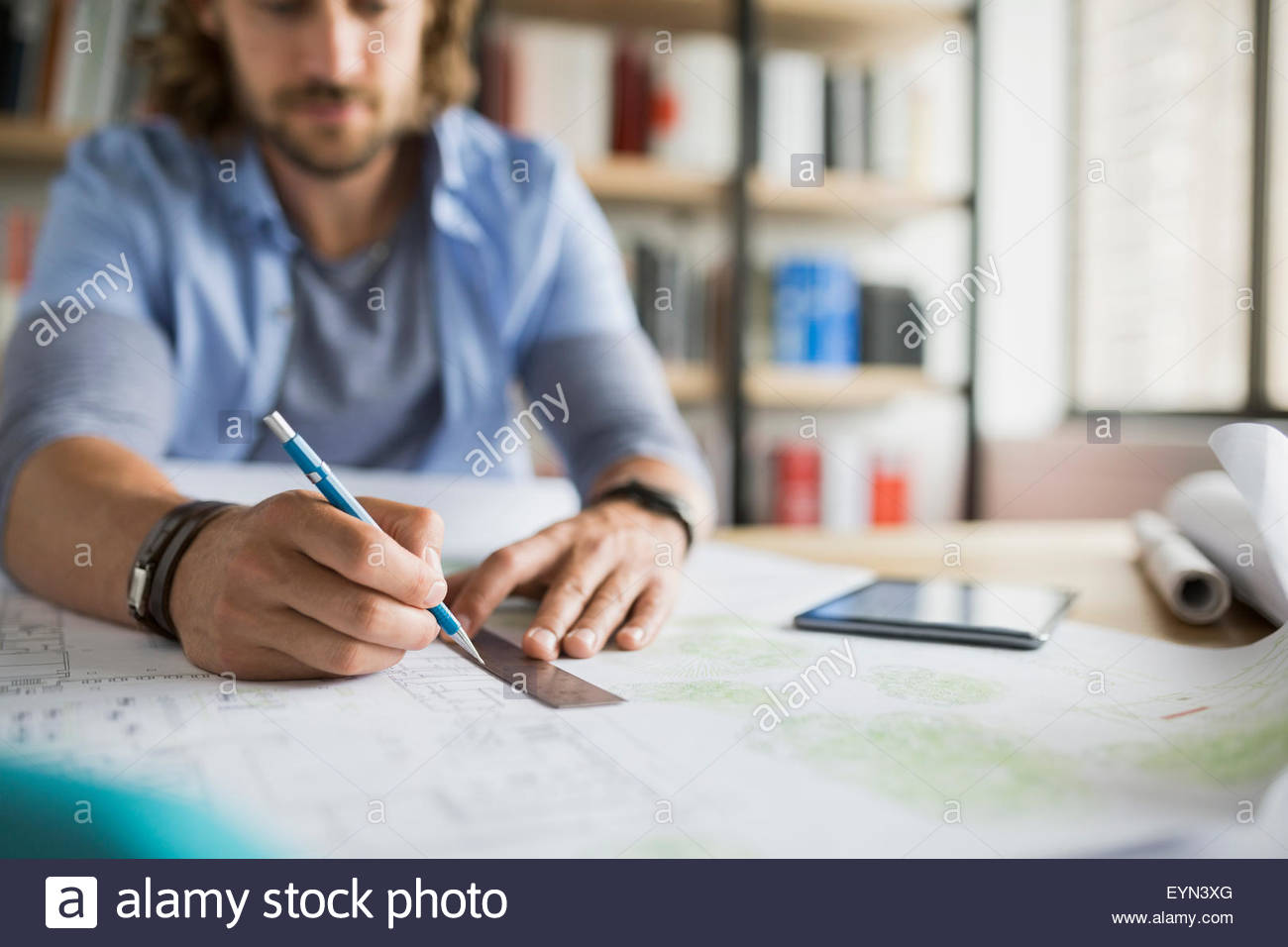 Drafting table front view hi-res stock photography and images - Alamy