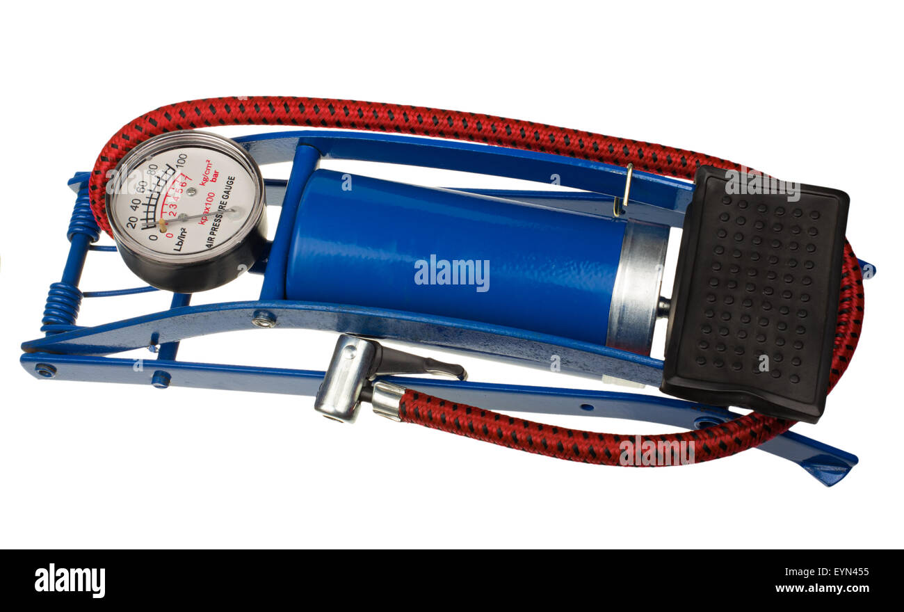 the Air pump isolated on white background Stock Photo - Alamy