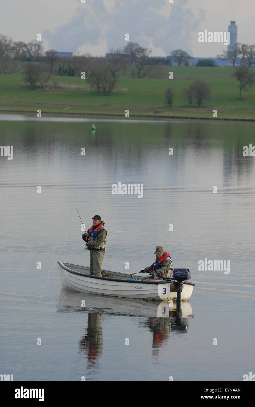 Reservoir boat fishing hi-res stock photography and images - Alamy