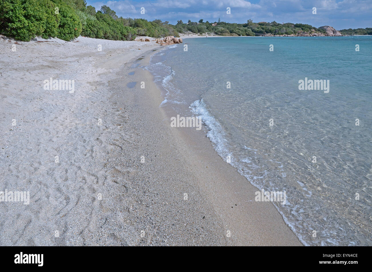Costa Smeralda,Sardinia,Italy: rocks and sea of La Celvia Beach Stock ...