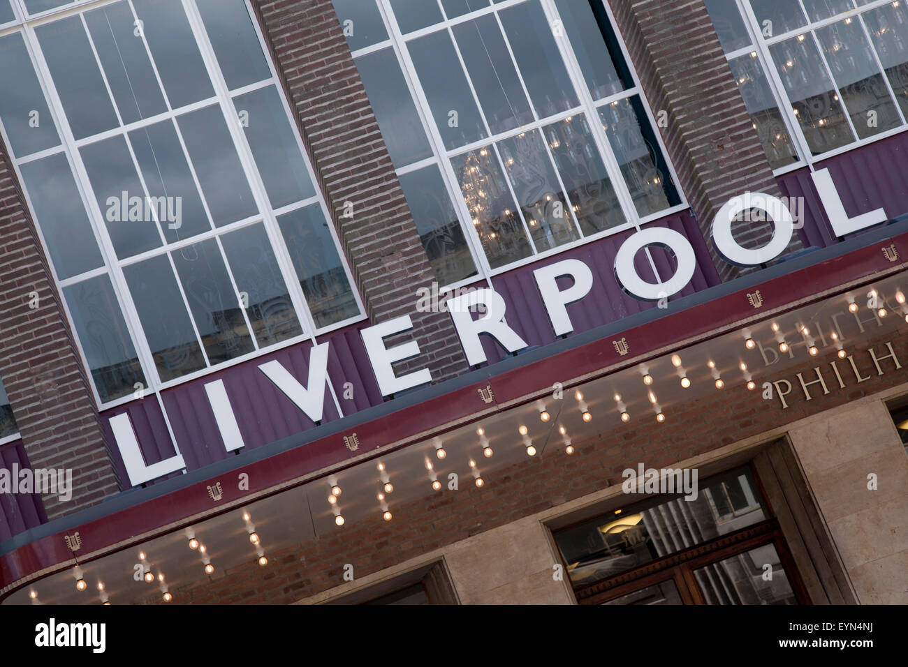 Liverpool Philharmonic Music Hall, Liverpool, England, UK Stock Photo ...
