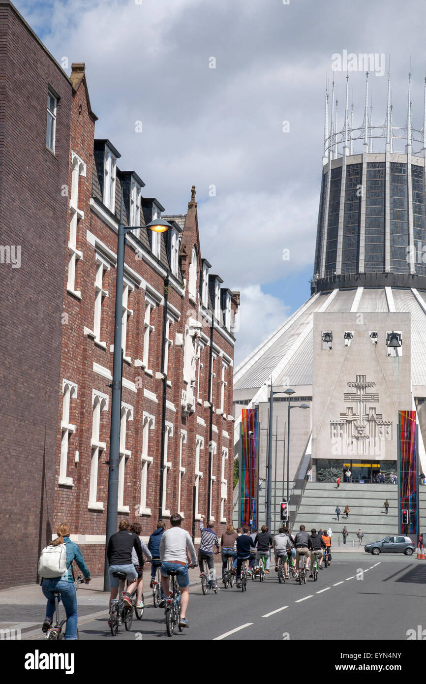 Roman Catholic Metropolitan Cathedral, Liverpool, England, UK Stock ...