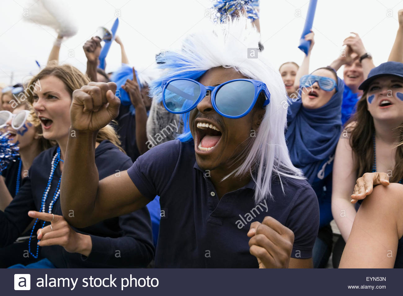 Enthusiastic fan hi-res stock photography and images - Alamy