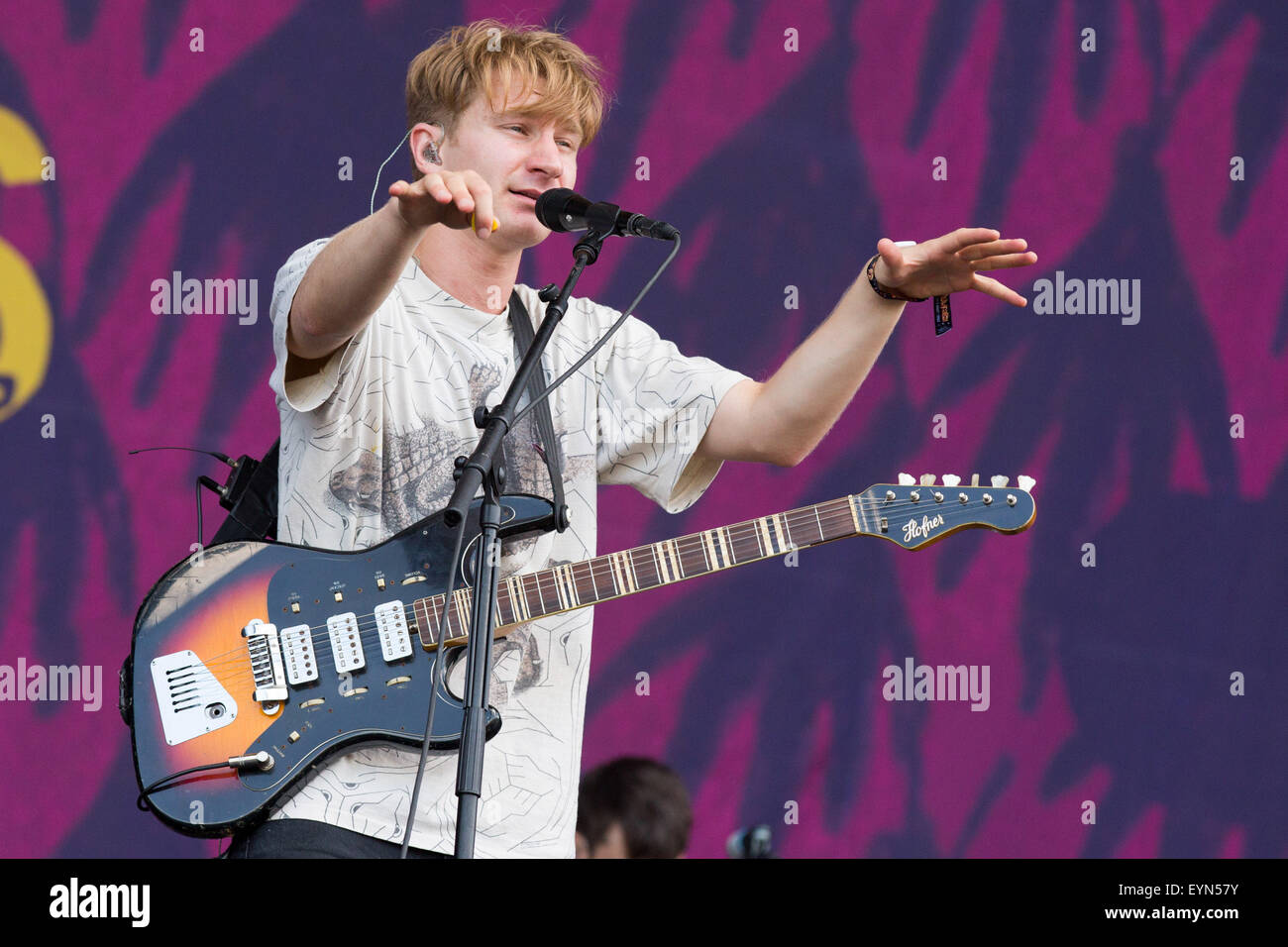 July 31, 2015 - Chicago, Illinois, U.S - Musician DAVE BAYLEY of Glass ...