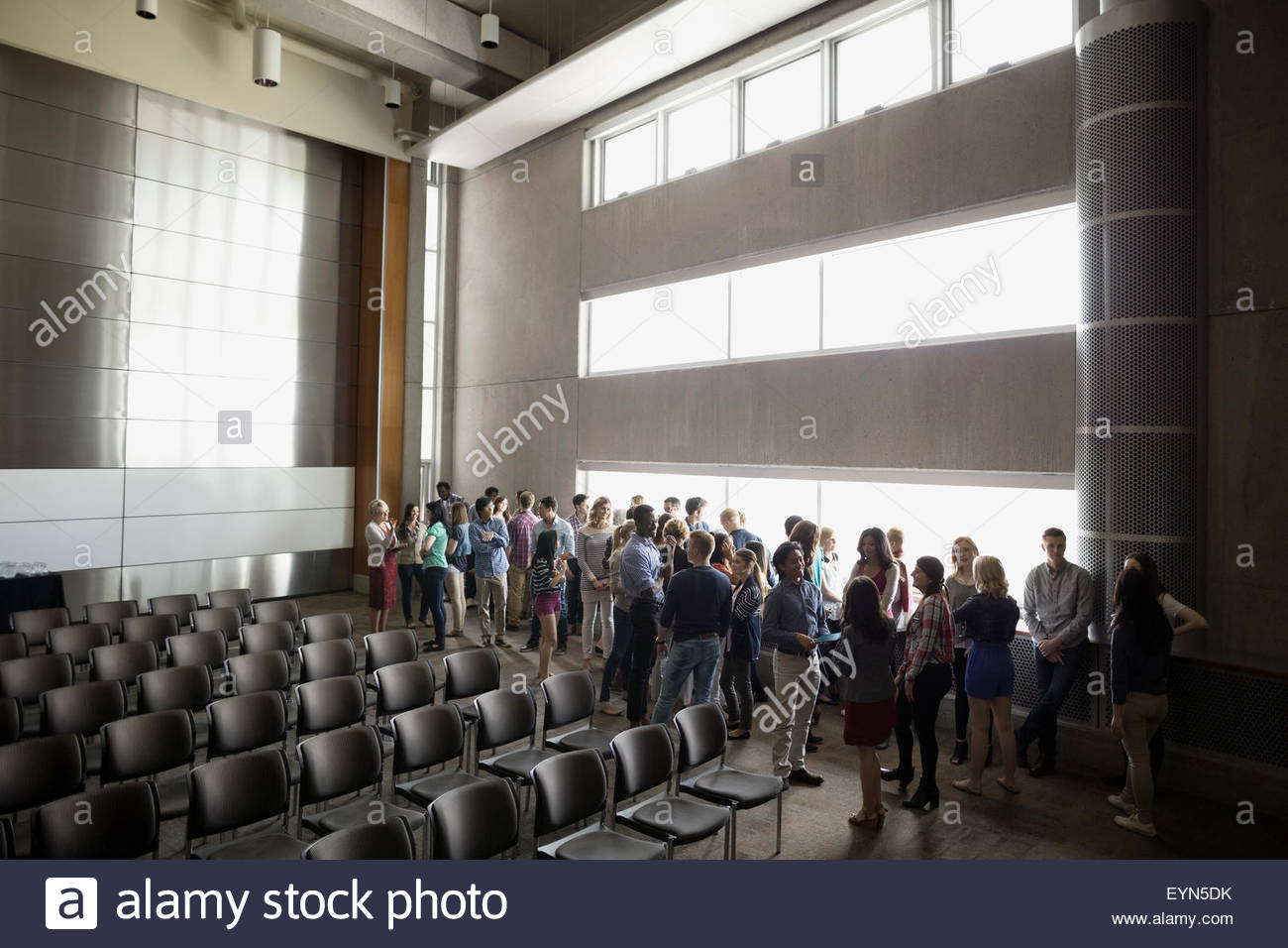 Group students taking break in hi-res stock photography and images - Alamy