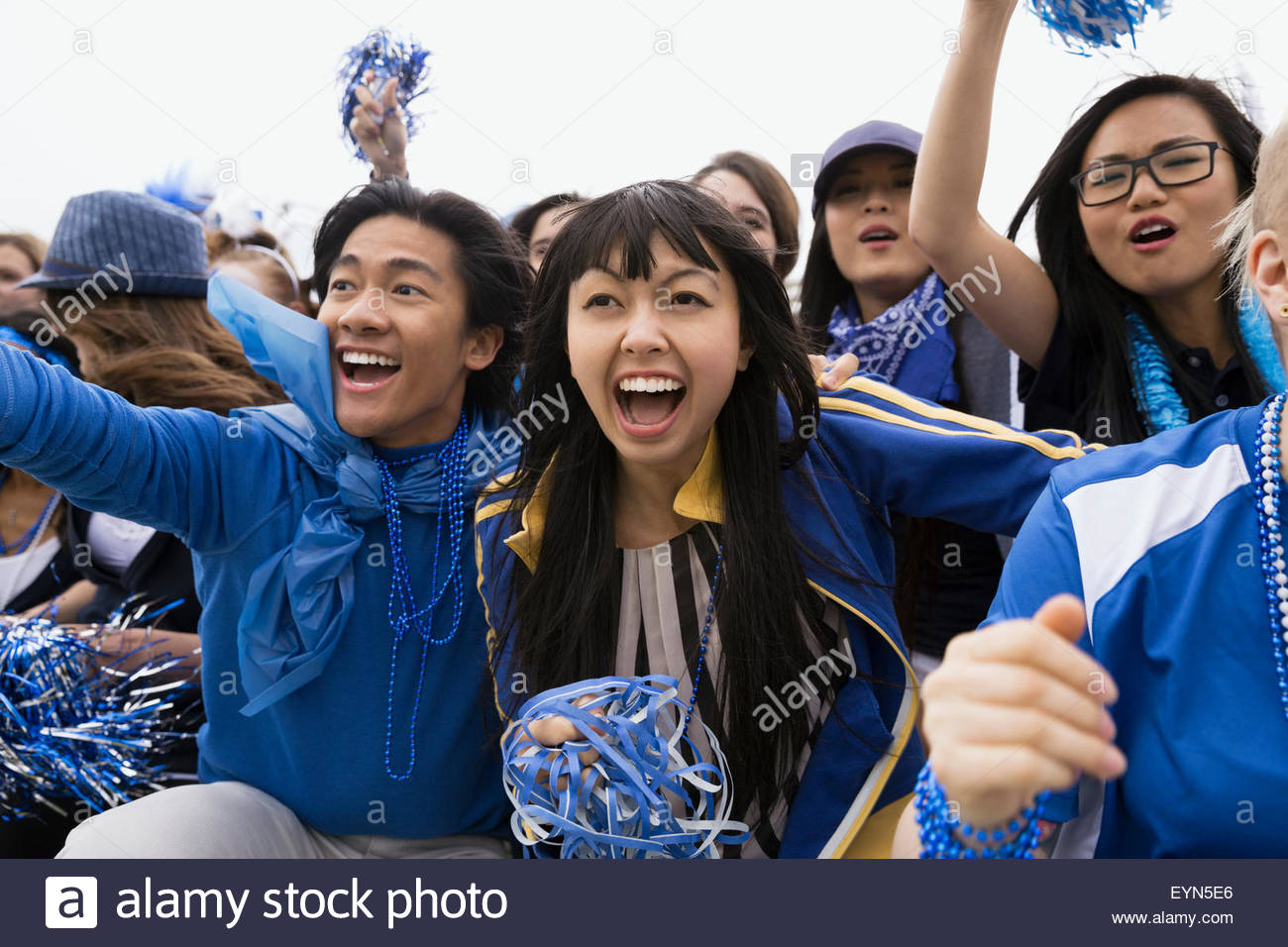Crowd People Sitting In Bleachers Stock Photos & Crowd People Sitting ...