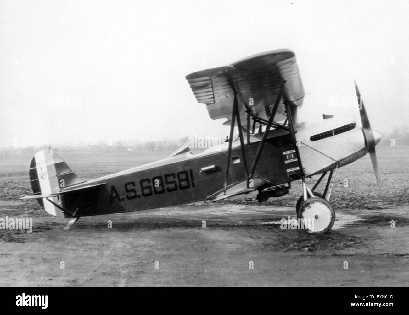 The Fokker PW-7, an American-designed biplane tested at McCook Field in ...