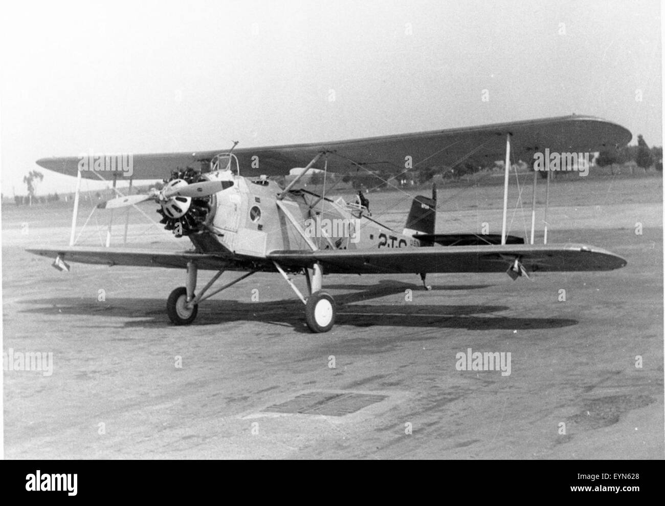 A Great Lakes TG, a small amphibious aircraft used primarily for ...