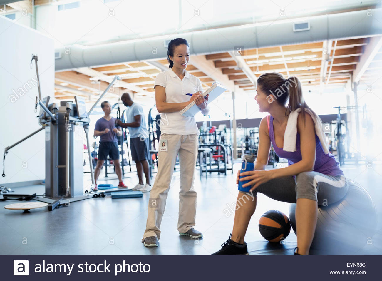 Woman face gym 45 hi-res stock photography and images - Alamy