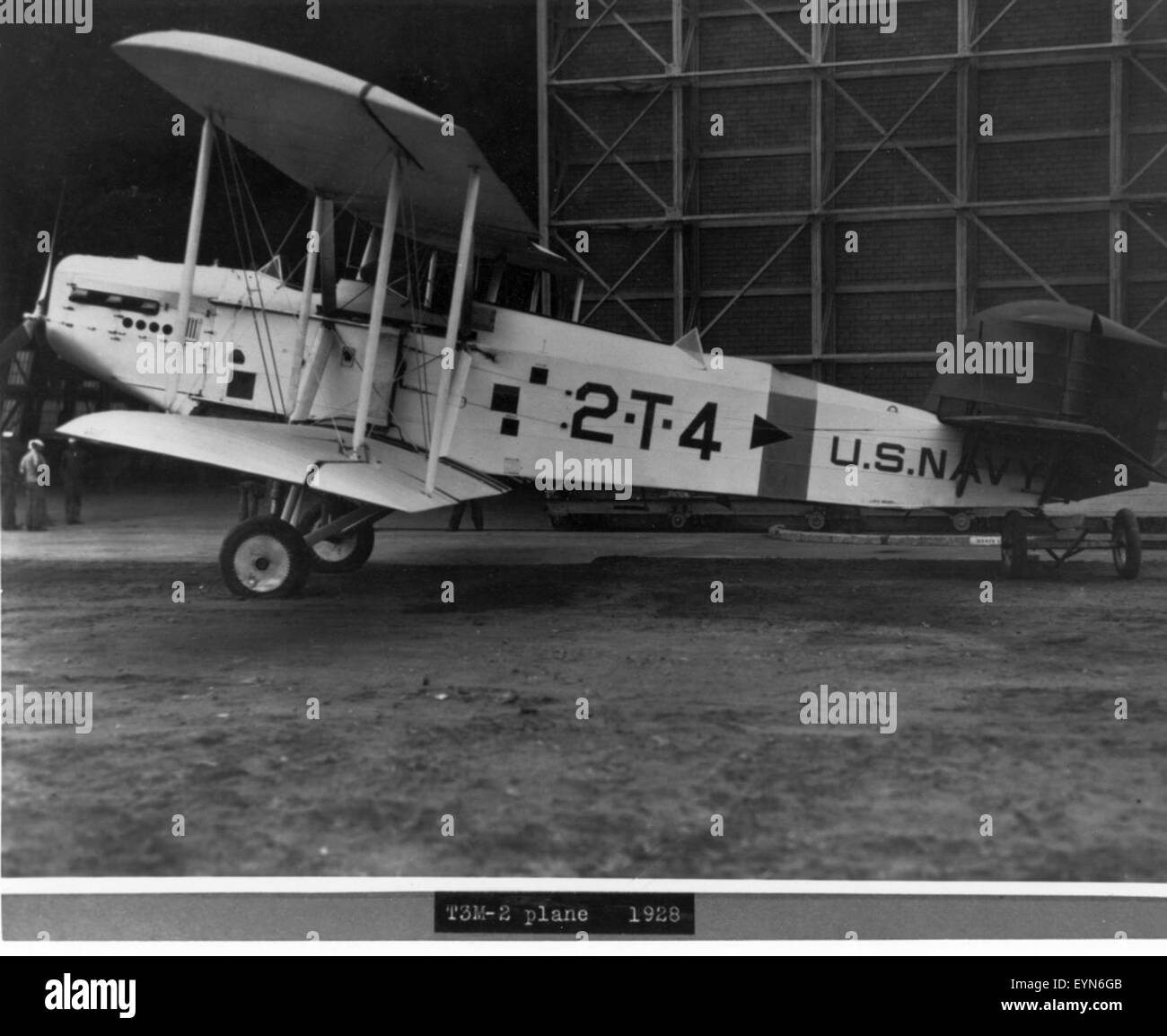 Martin T3M-2 1928 North Island, depicting the Martin T3M-2, a biplane ...
