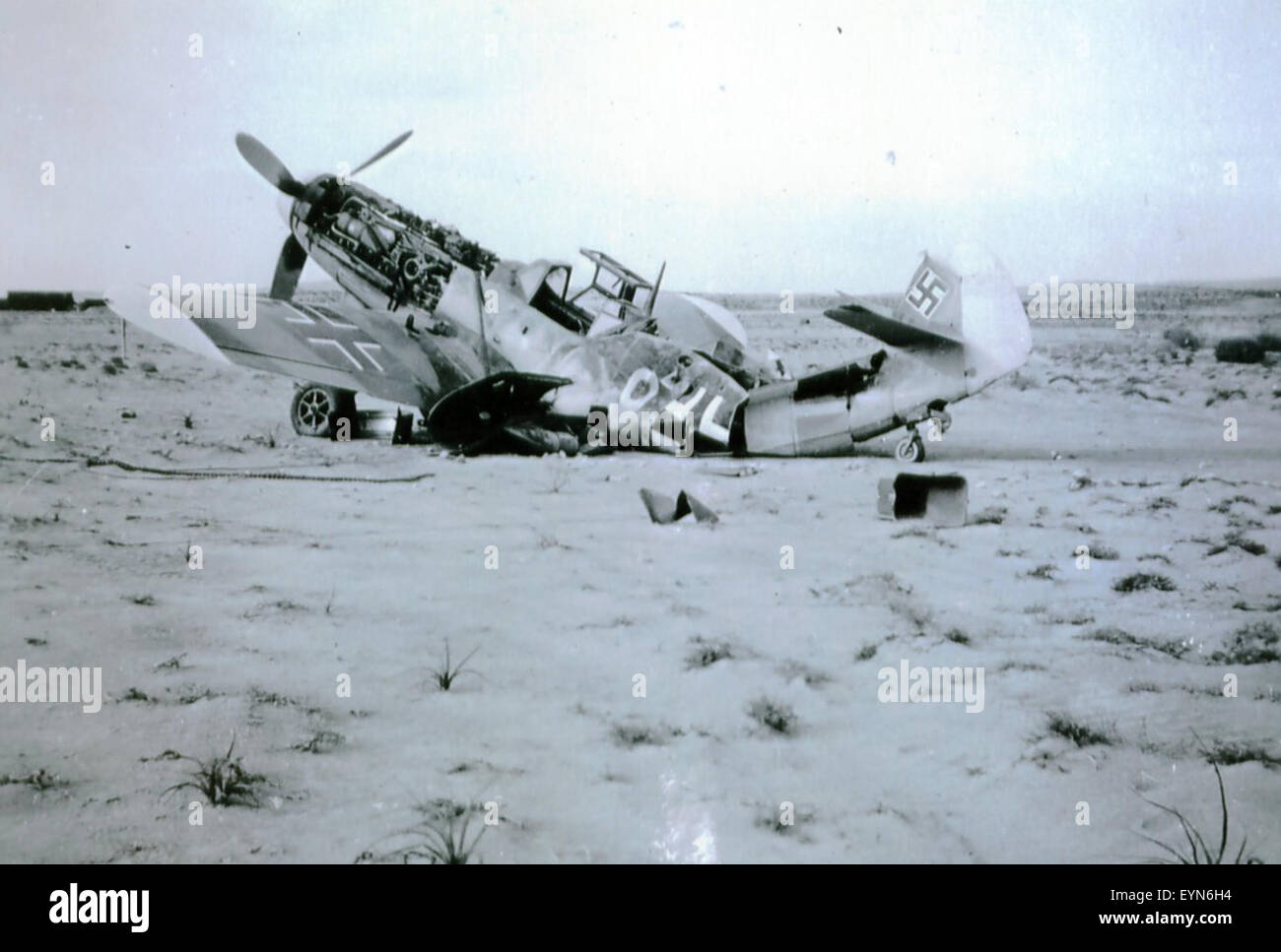 The Messerschmitt Bf 109, a German World War II fighter aircraft ...