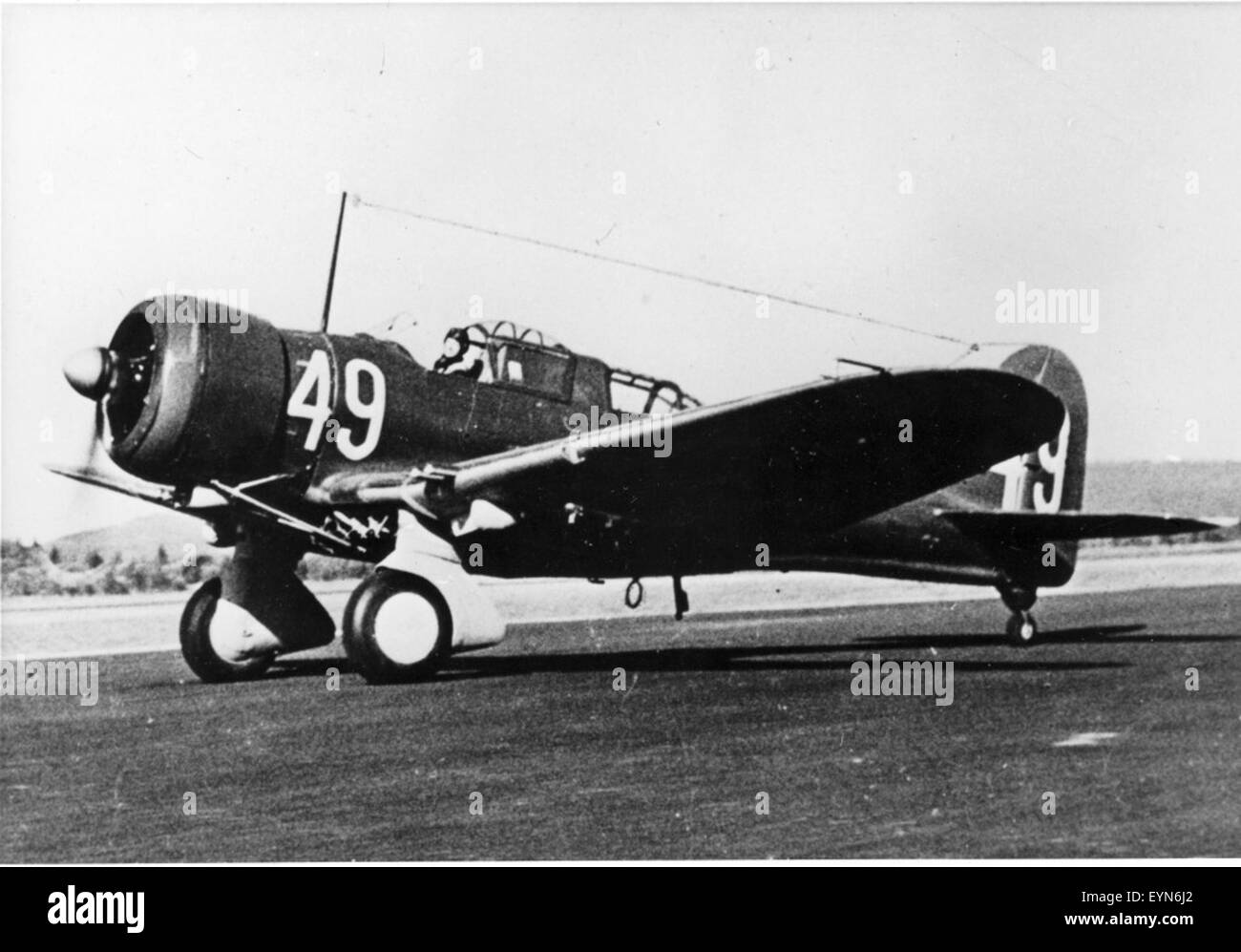 Saab B5B aircraft, a Swedish World War II bomber used for ...