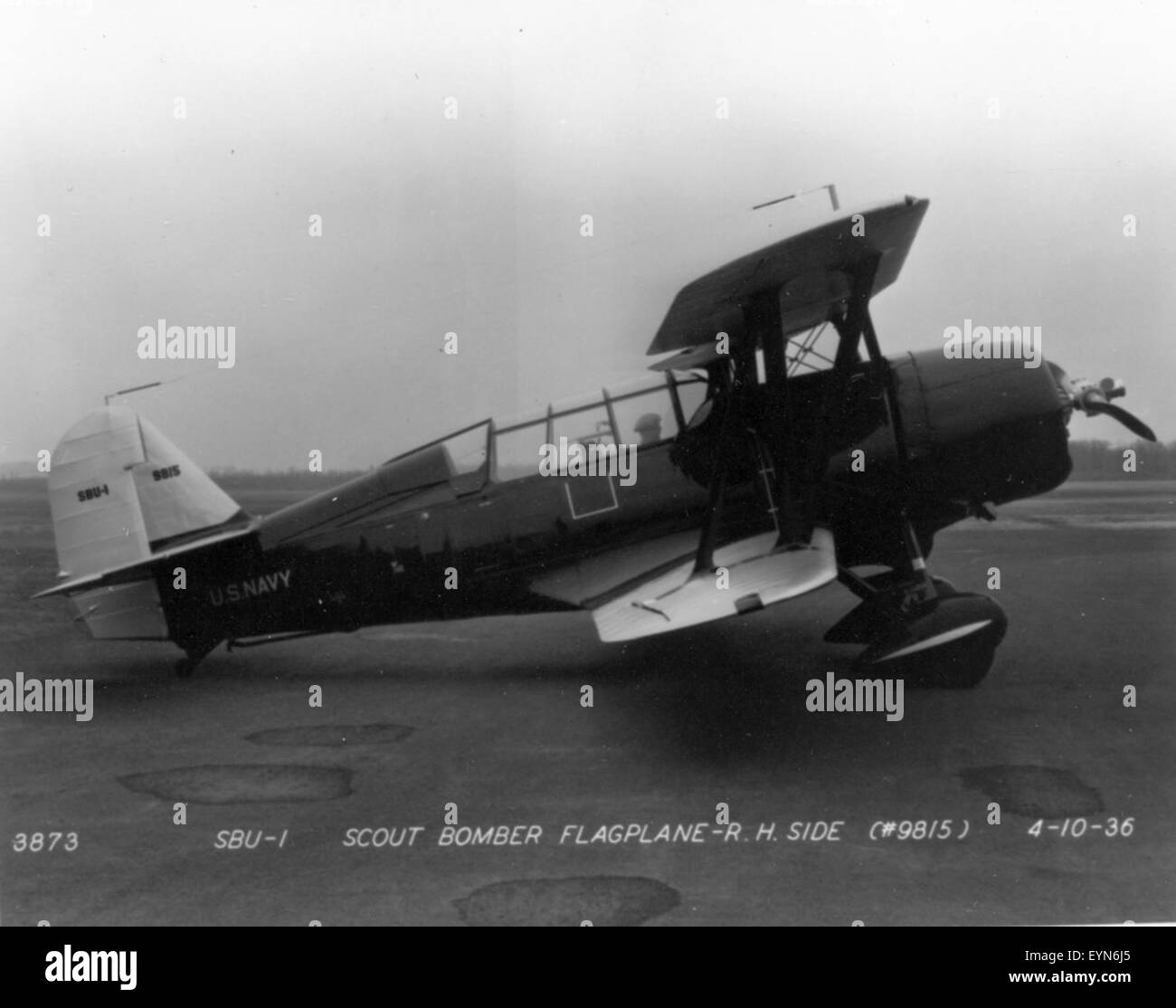 The SBU-1, a U.S. Navy dive bomber, pictured as a flag plane. Known for ...