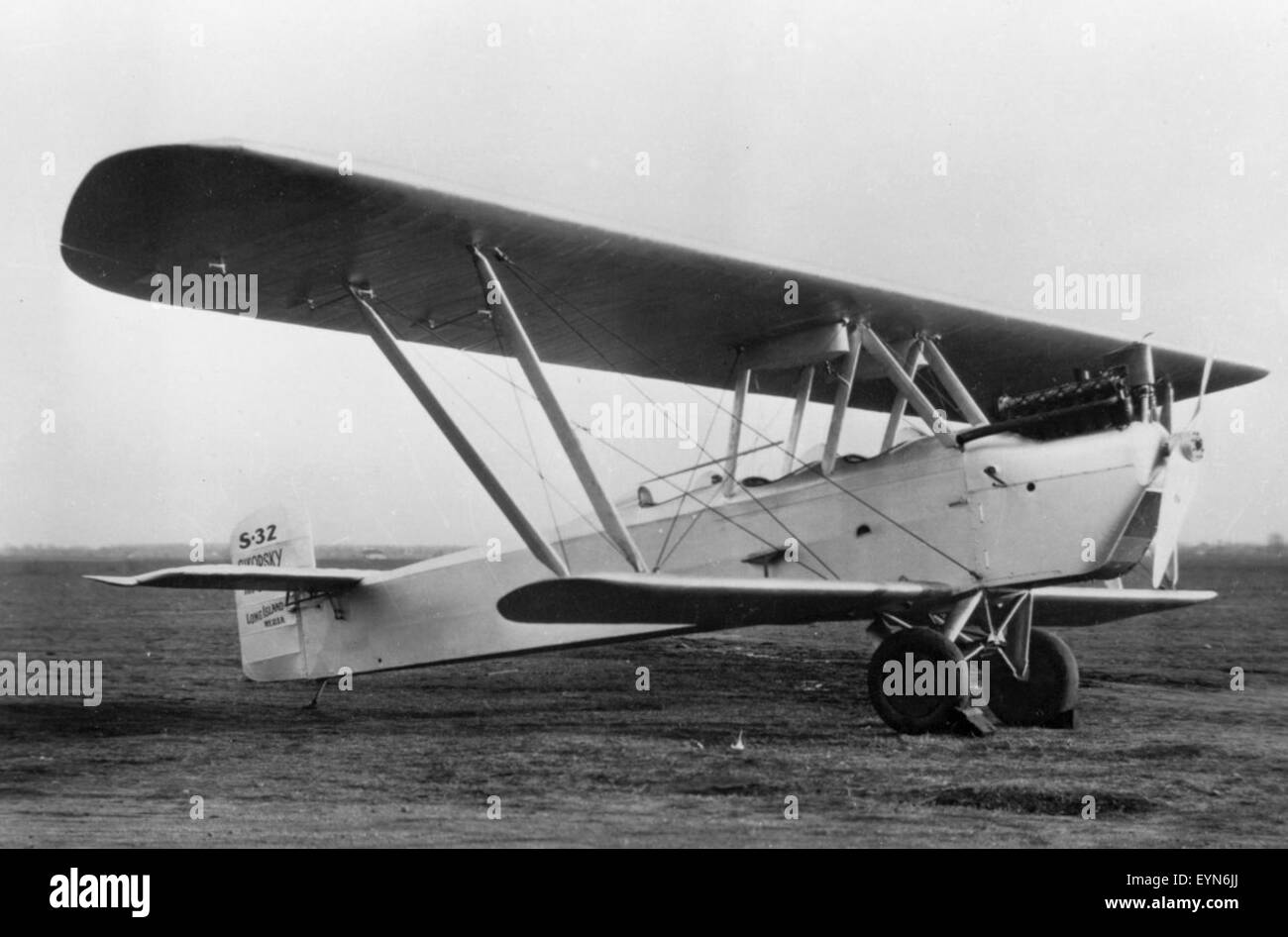 The Sikorsky S-32, an experimental amphibious aircraft, developed for ...
