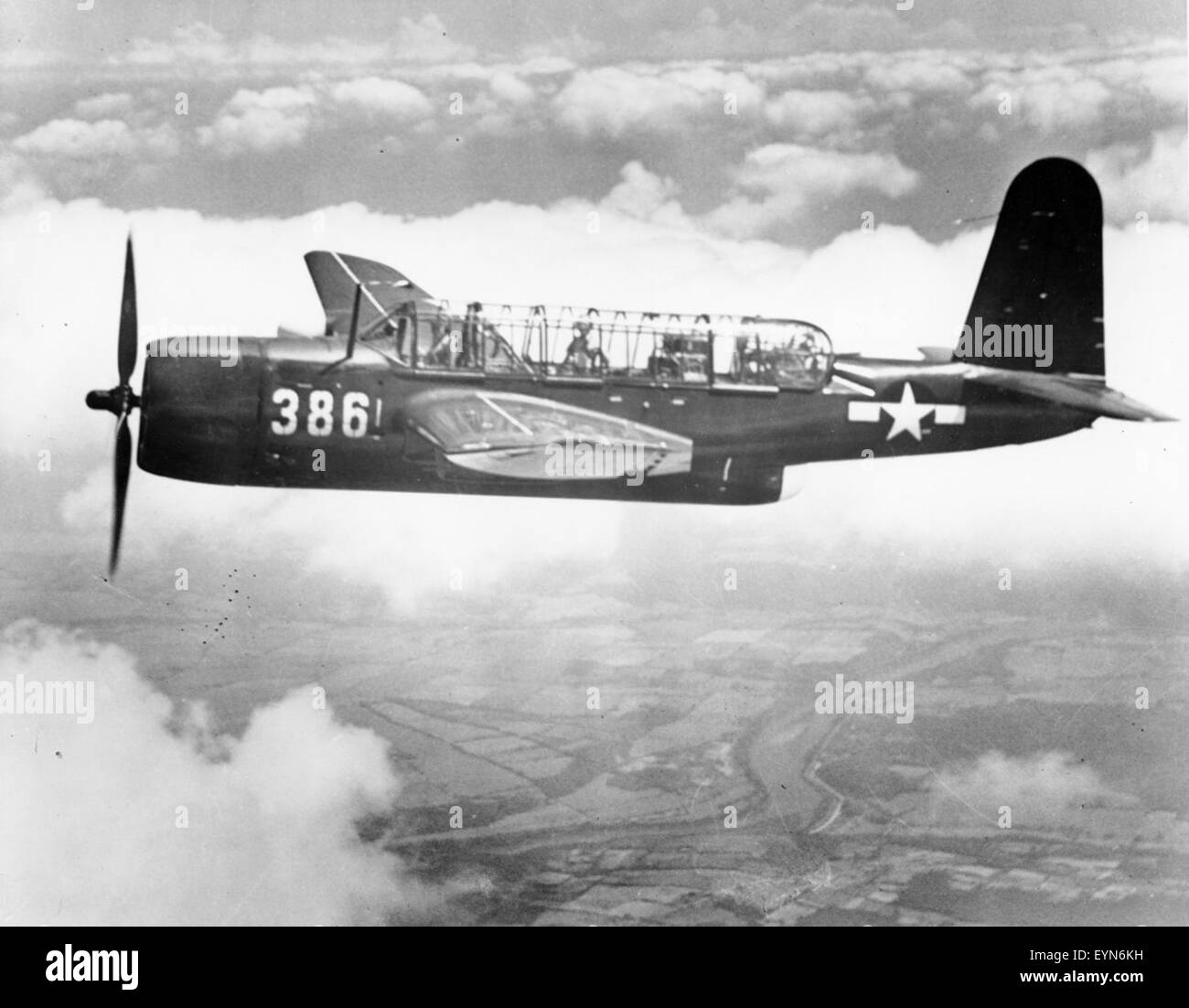TBY-2 Consolidated Vultee photo, showing the TBY-2 Sea Wolf, a U.S ...