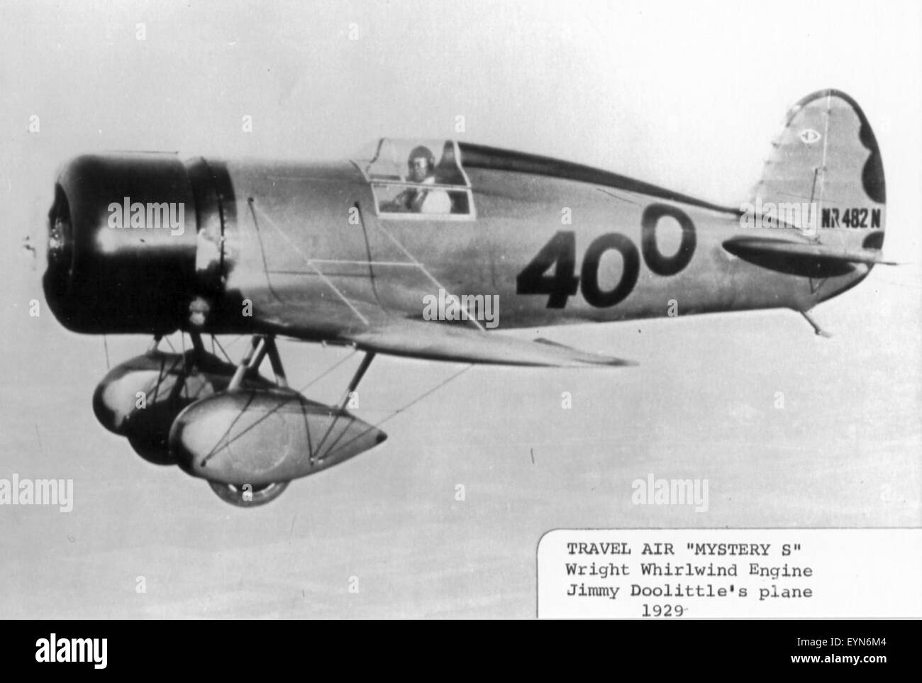 A Travel Air aircraft, one of the popular American planes from the ...