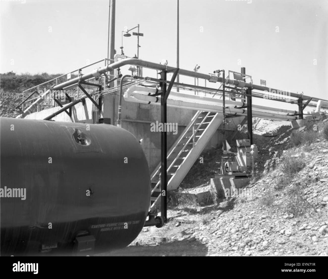 Atlas Negative Collection photograph of early missile testing. The ...