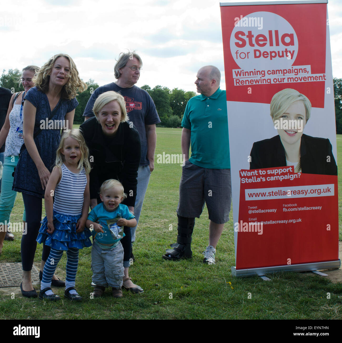 Crawley, West Sussex, UK. 1st August, 2015. Stella Creasy MP for ...