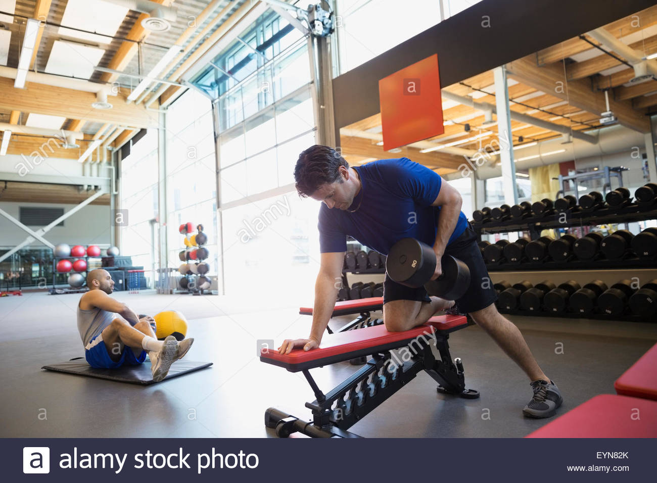 Gym bench hi-res stock photography and images - Alamy