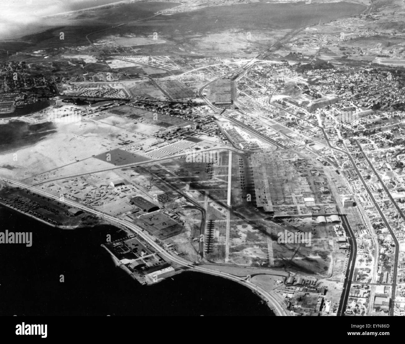 Consolidated Factory during World War Two, featuring aircraft ...