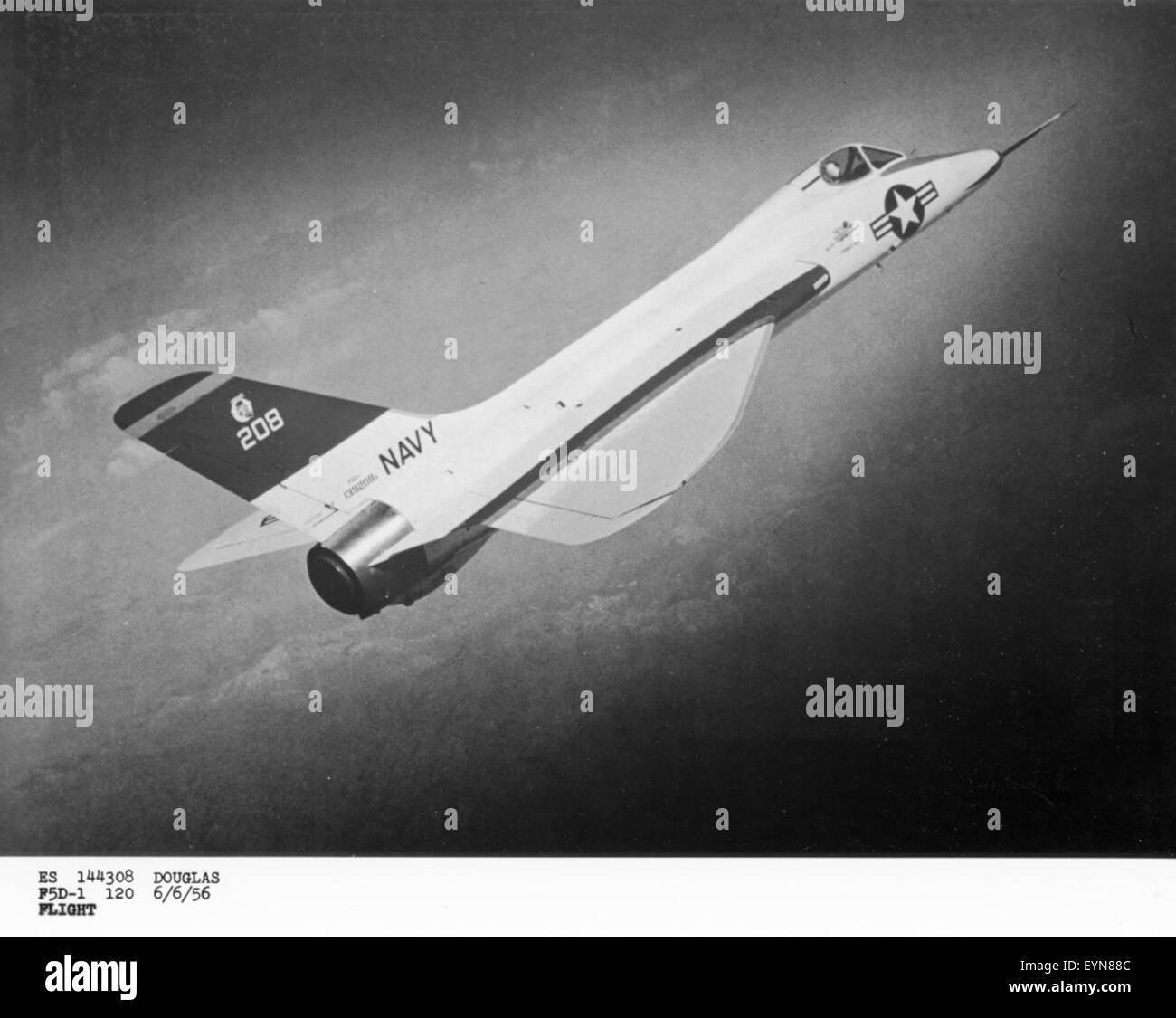 F5D-1 Skylancer McDonnell Douglas photo Stock Photo - Alamy