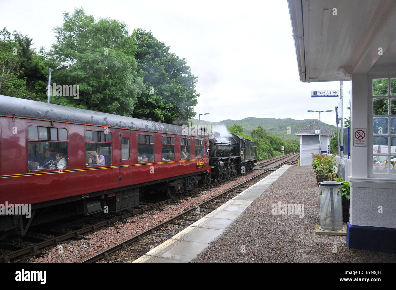 Jacobite steam train station hi-res stock photography and images - Alamy