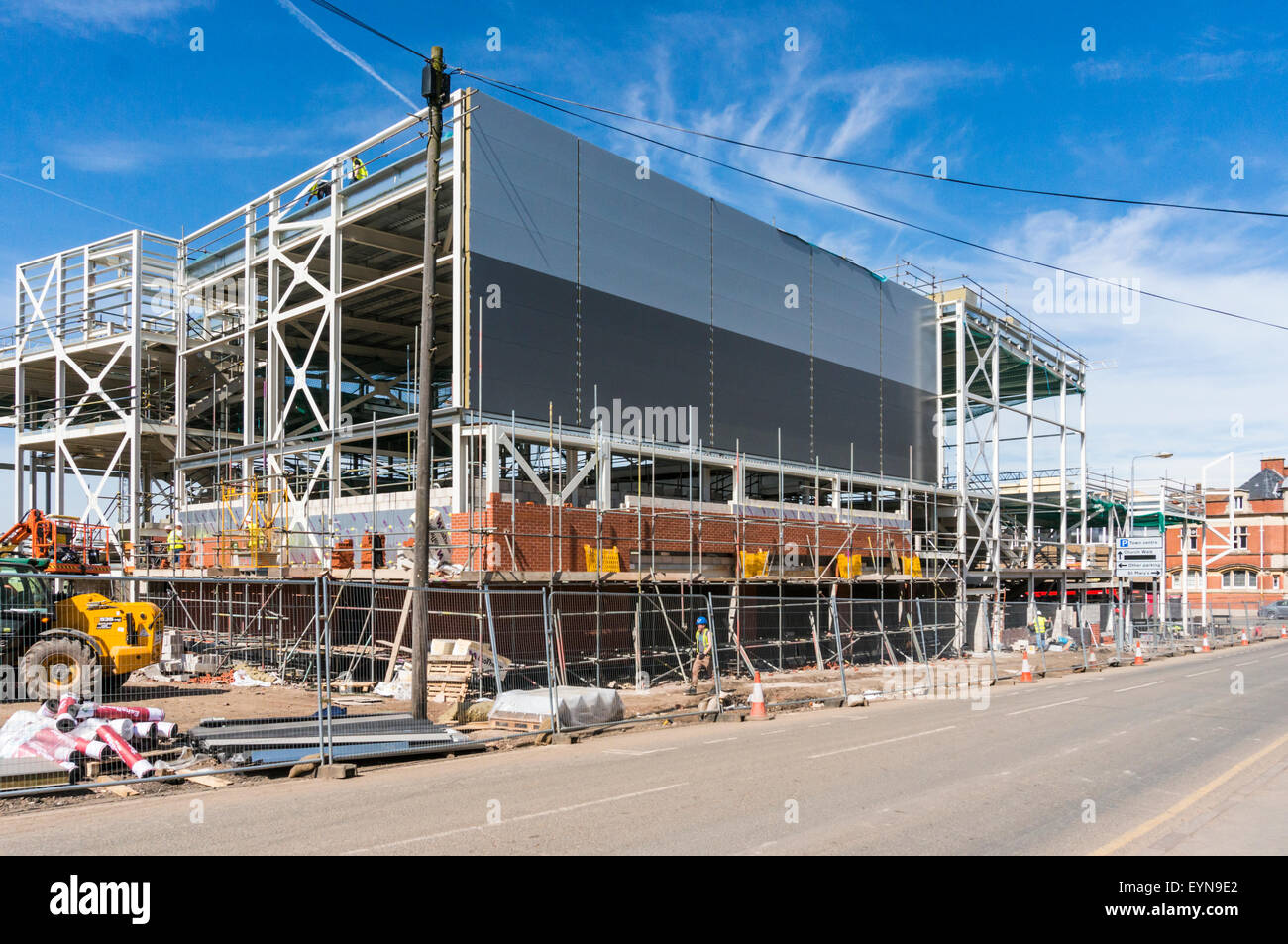 Cineworld Cinema under construction in Hinckley which will be part of ...