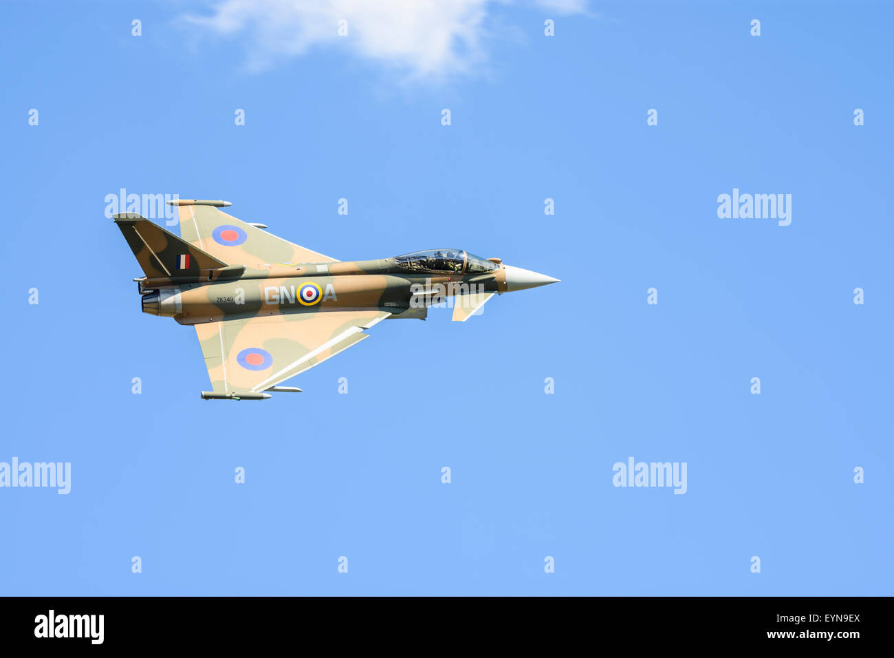 Royal Air Force Eurofighter Typhoon painted in a Battle of Britain ...